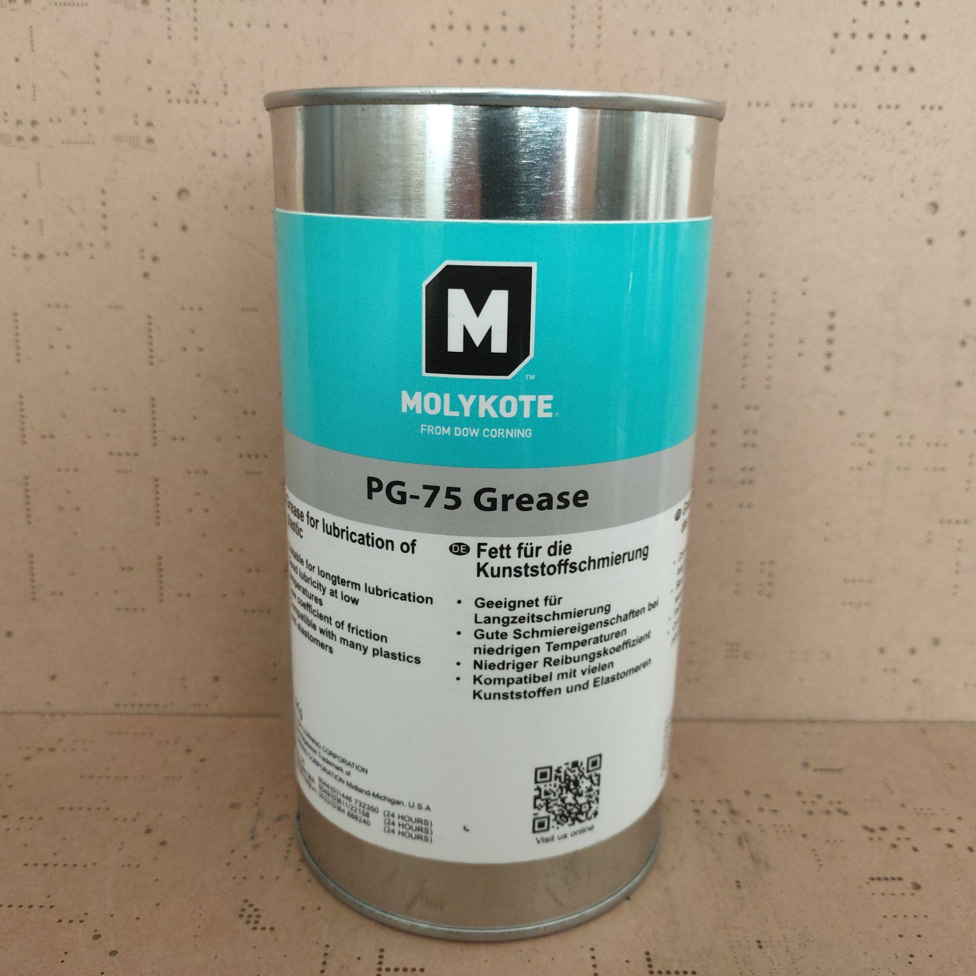 摩力克MOLYKOTE PG-75 GREASE轴承润滑脂电机齿轮油膏导轨油脂1kg_虎窝淘