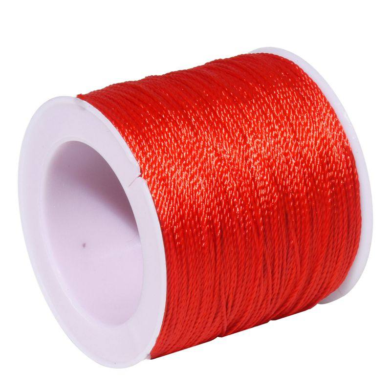 红绳子本命年编织手链红线diy手工编制手绳项链戒指玉线中国结绳_虎窝淘