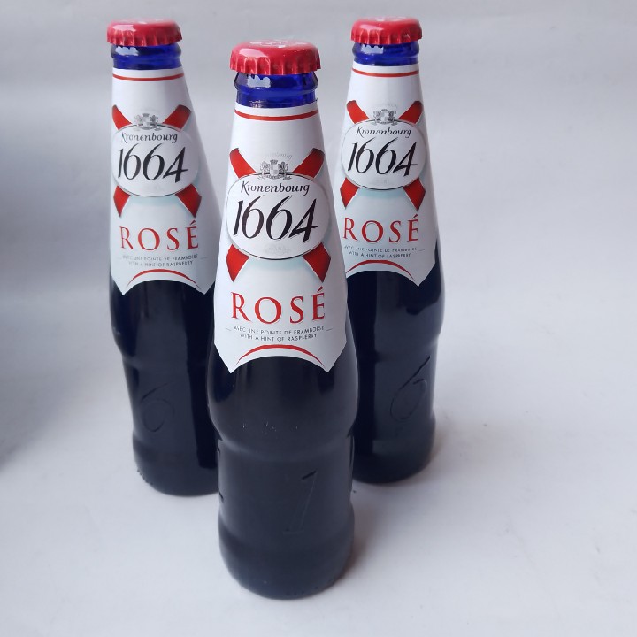 1664桃红啤酒330ml*24瓶整箱果味啤酒_虎窝淘