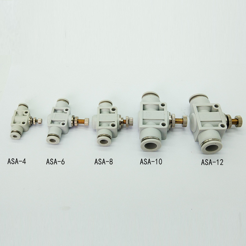 管道节流阀PSA/ ASA-4/-6/-8/-10/-12调节阀气管接头SA控制阀_虎窝淘