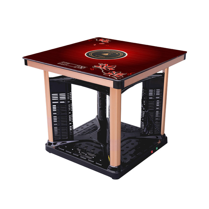 一均电暖桌正方形烤火炉家用省电多功能电取暖桌取暖器电暖炉茶几_虎窝淘