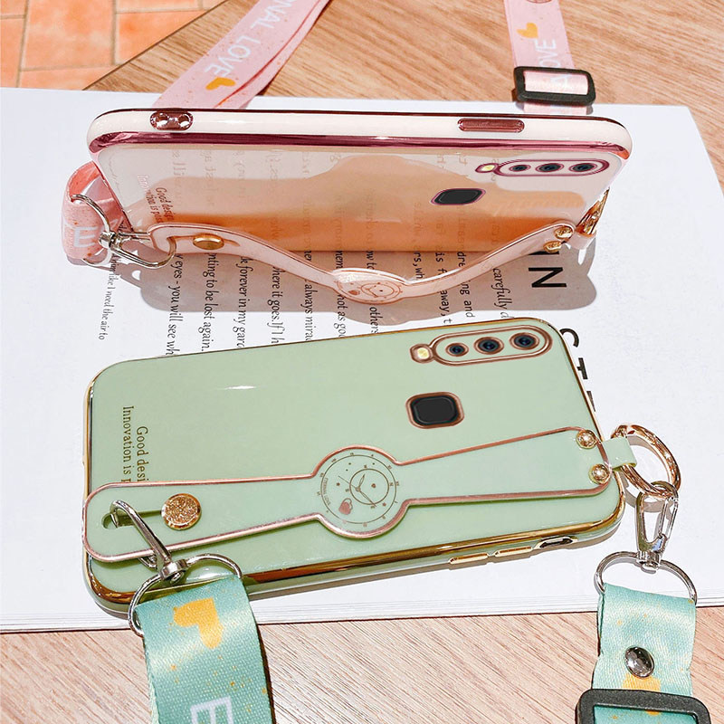 vivou3x手机壳vivo u3保护u1硅胶套u3x全包V1928A防摔1941T软壳voviu3女vovou腕带挂绳网红viviu外壳个性 ...