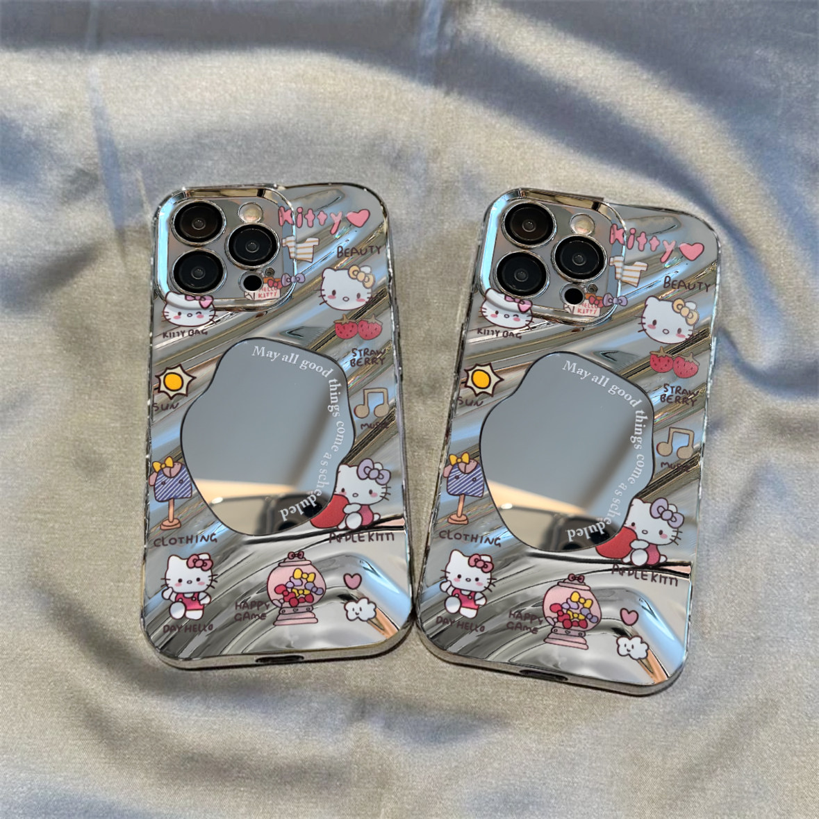 ins12手镜子个性小众防摔12pro全包14pro新款手机保护套