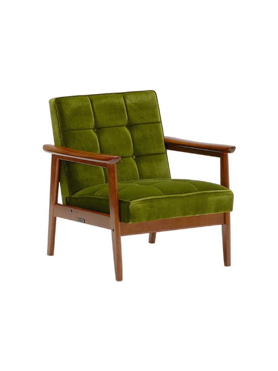 全新现货！karimoku官方授权店k60单人扶手沙发绿色、蓝色、黑色_虎窝淘