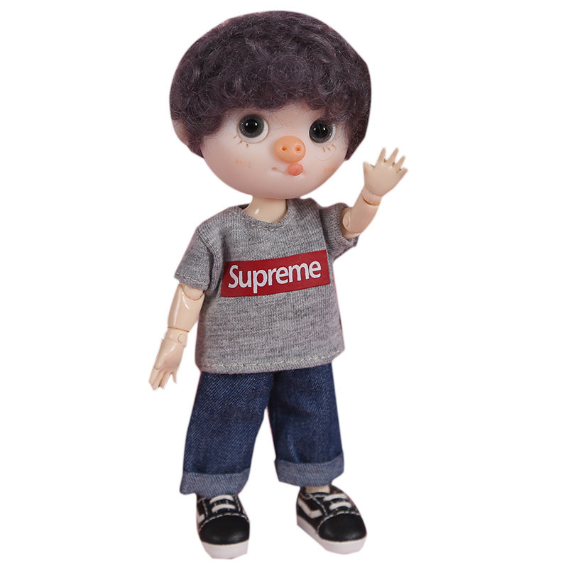 YMY娃衣 ob11牛仔裤阔腿裤衣服裤子 molly GSC素体 12分娃衣bjd_虎窝淘