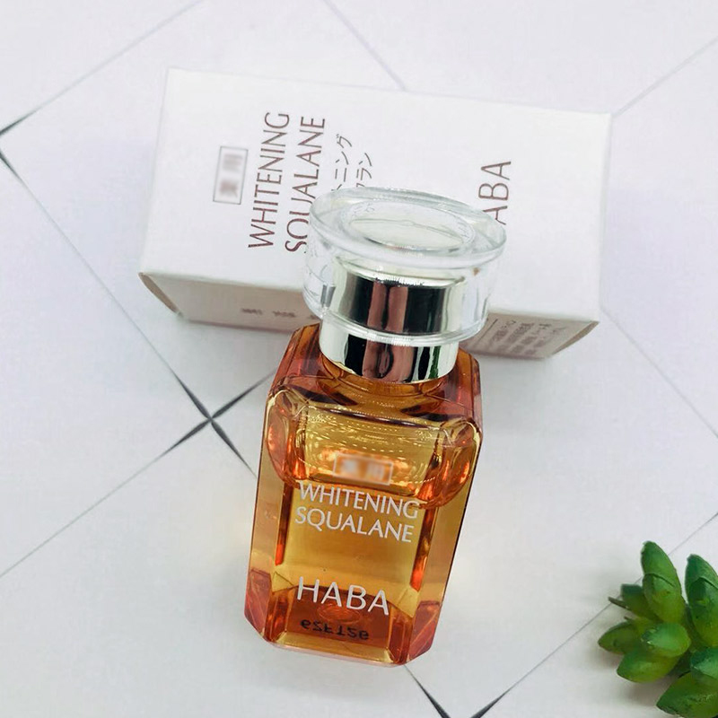 日本原装haba鲨烷美白美容油补水保湿修护提亮肤色孕妇精华液15ml_虎窝淘