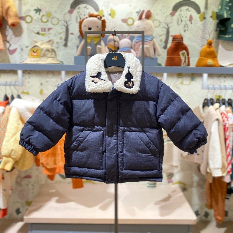 80%鸭绒D打折moimoln小云朵韩国代购冬1男童两面羽绒服G04P_虎窝淘