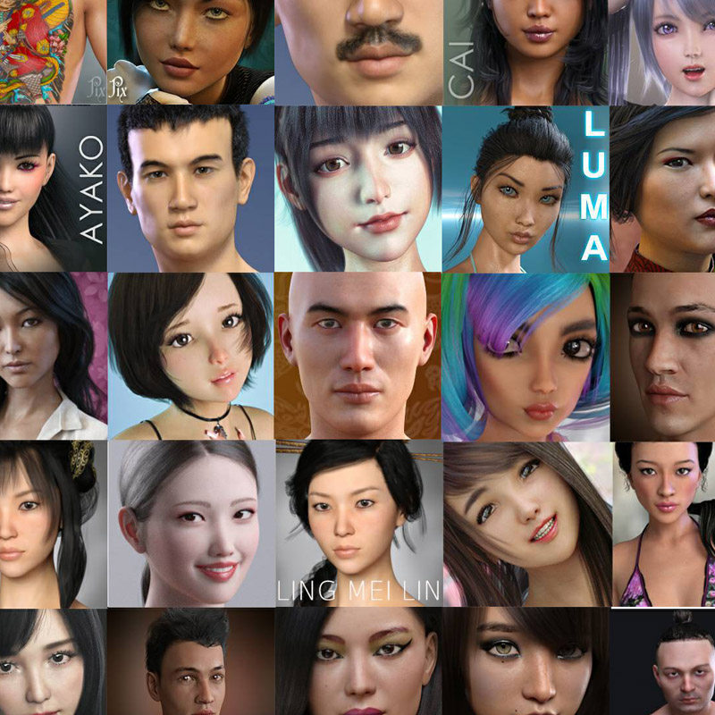 daz3d studio 4.16智能一键安装中文版模型教程资源插件素材合集_虎窝淘