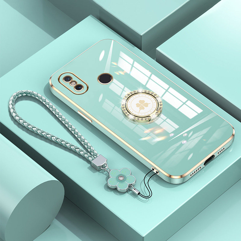 适用小米8手机壳mi8保护硅胶套M1803E1A全包防摔m8简约外壳八后置指纹版高级感创意女高档潮新款ml指环支架_虎窝淘