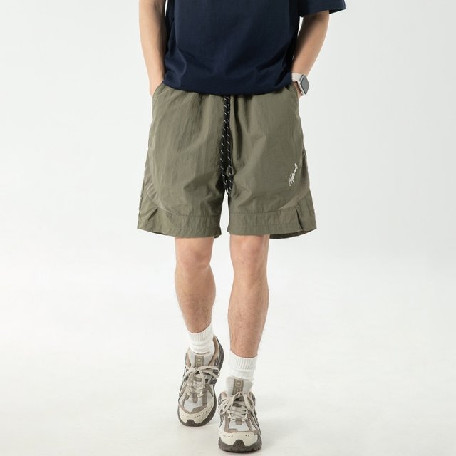 Quick-drying work-fitting five-point pants for boys in summer thin ...