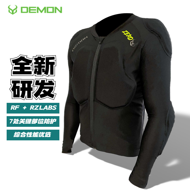 美国DEMON D3O滑雪护甲ZERO超轻RF顶配男女单板防摔衣马甲护背W22_虎窝淘