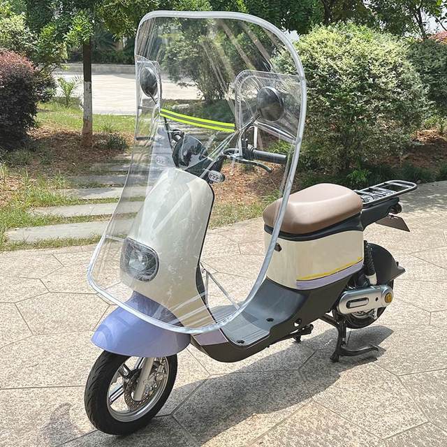 Electric vehicle windshield battery car rainboard widening motorcycle ...
