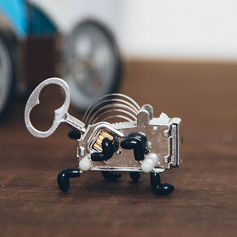 美国Kikkerland发条童趣变形虫手拧发条解闷玩具PEA有趣创意礼品_虎窝淘