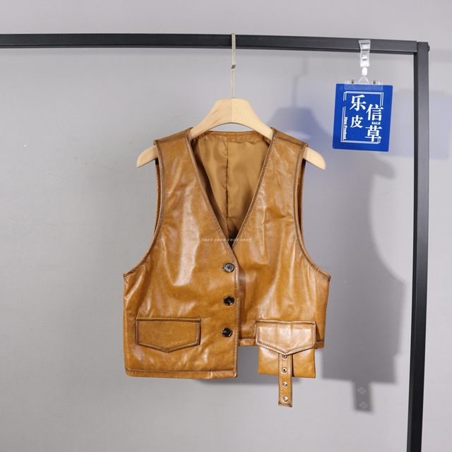 Niche unique personality vest for women fashion irregular design new ...