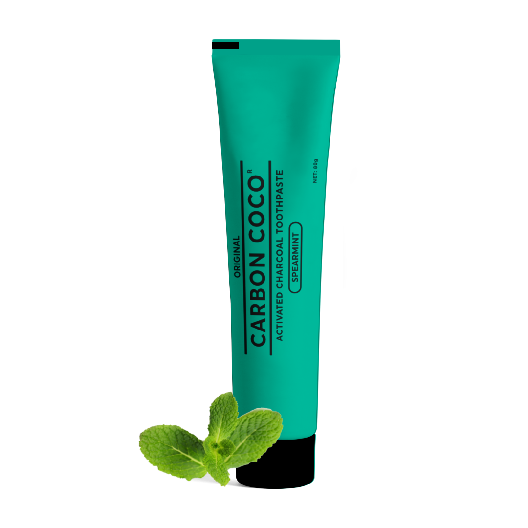 【买一送一】正品澳洲进口Carbon Coco美白无氟椰子壳活性炭牙膏_虎窝淘