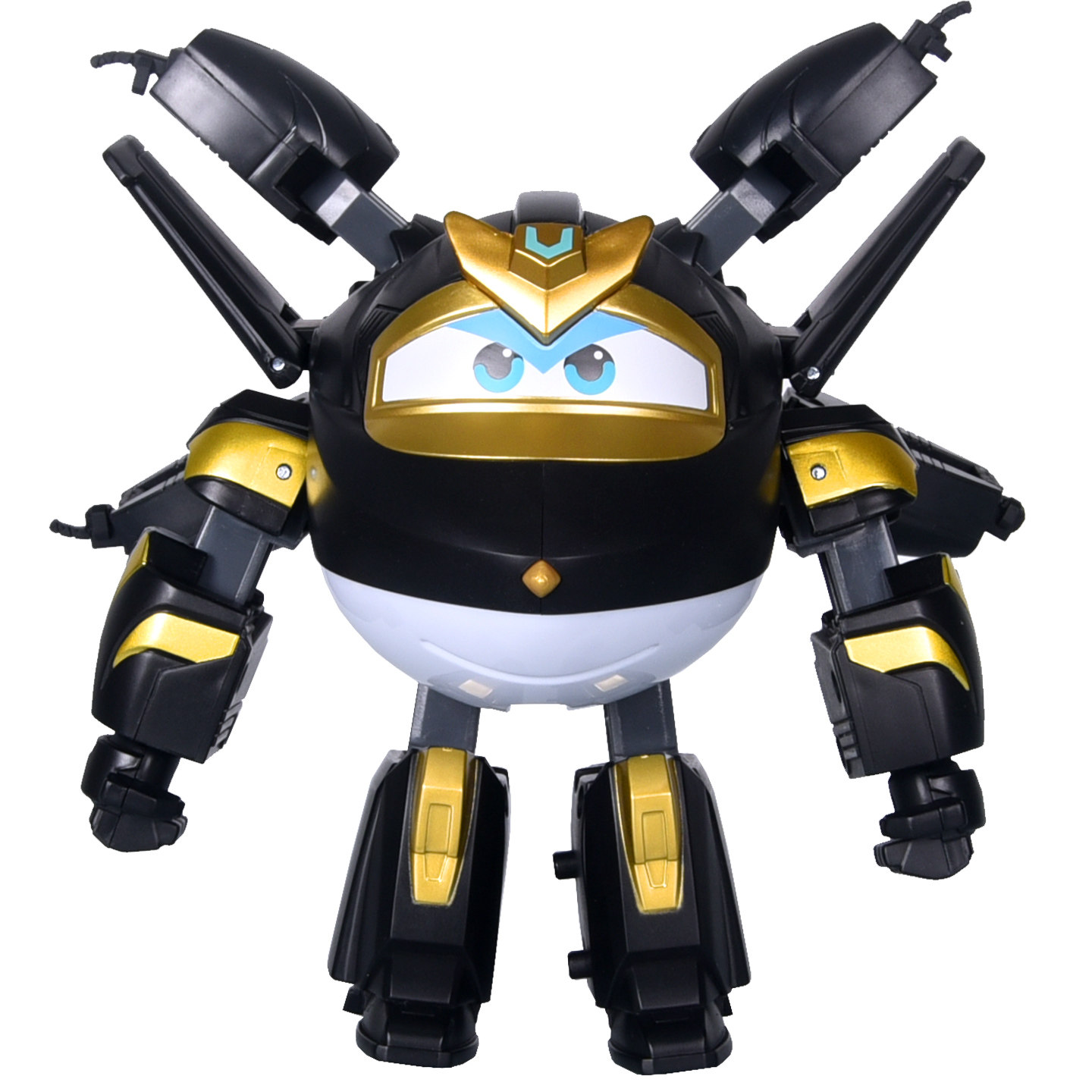 奥迪双钻超级飞侠黑金小子乐迪模型玩具全新升级大号变形机器人男_虎窝淘