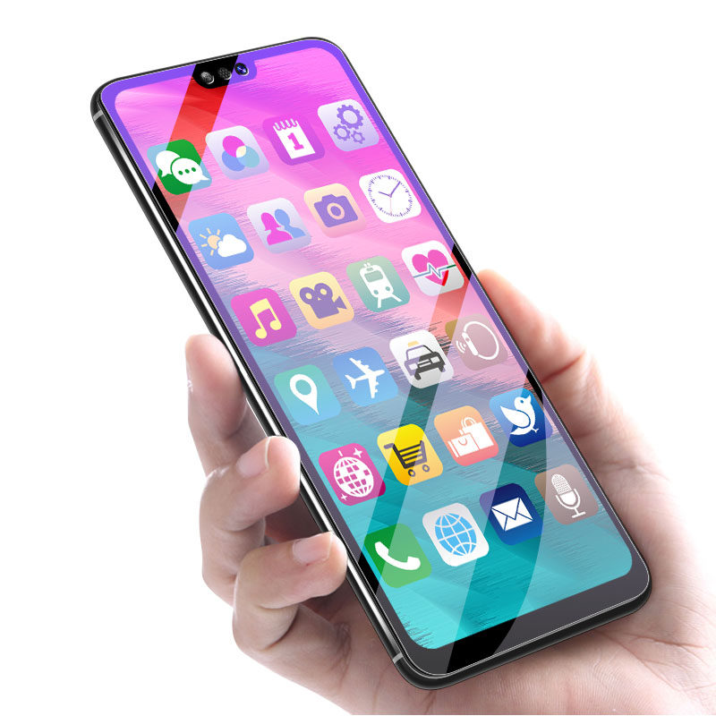 适用于华为荣耀8X钢化膜JSN-AL00A全屏覆盖jsn一tl00抗蓝光护眼tloo手机膜aloo高清保护模honor荣誉8x刚化莫_虎窝淘