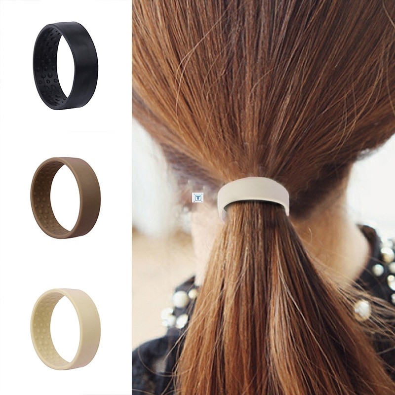 New Silicone Foldable Stationary Elastic Hair Bands For_虎窝淘
