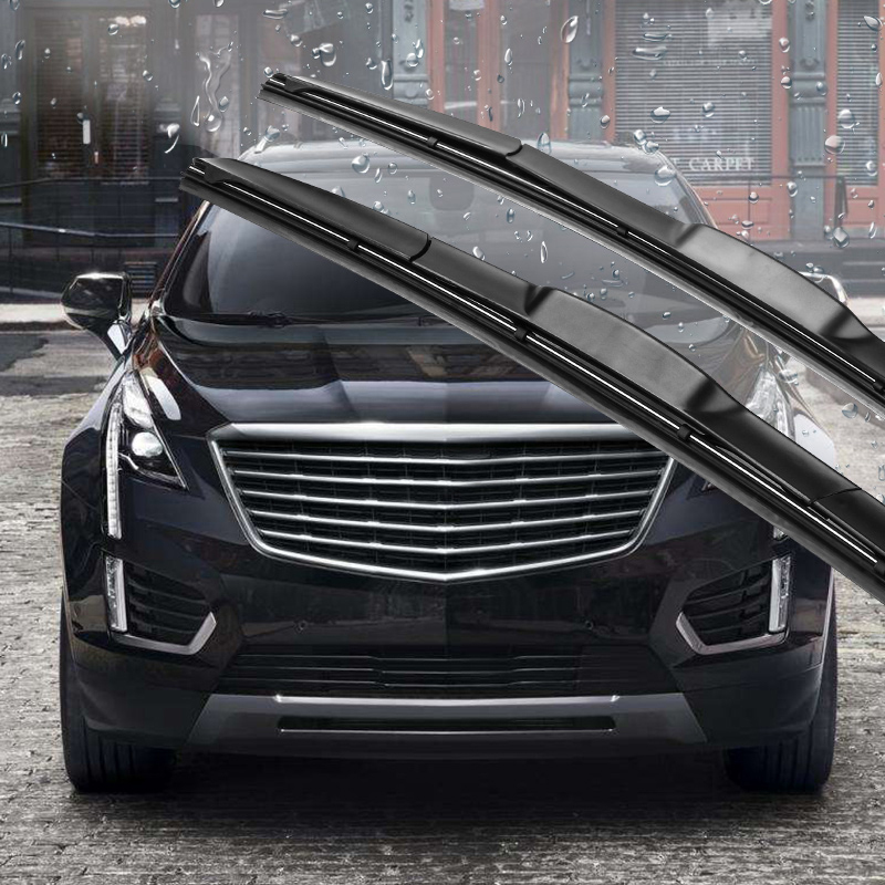 适用于凯迪拉克雨刮器ATSL XTS SRX CT6 XT5雨刷器前胶条无骨刮片_虎窝淘