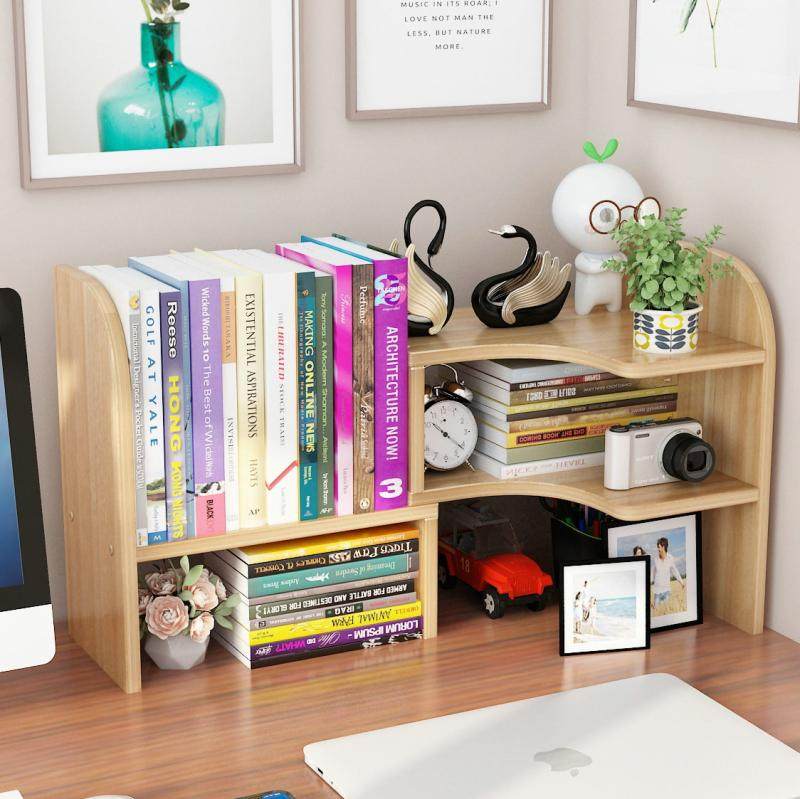 简易桌面书架儿童桌上转角小书架简约现代组合桌面办公学生置物架_虎窝淘