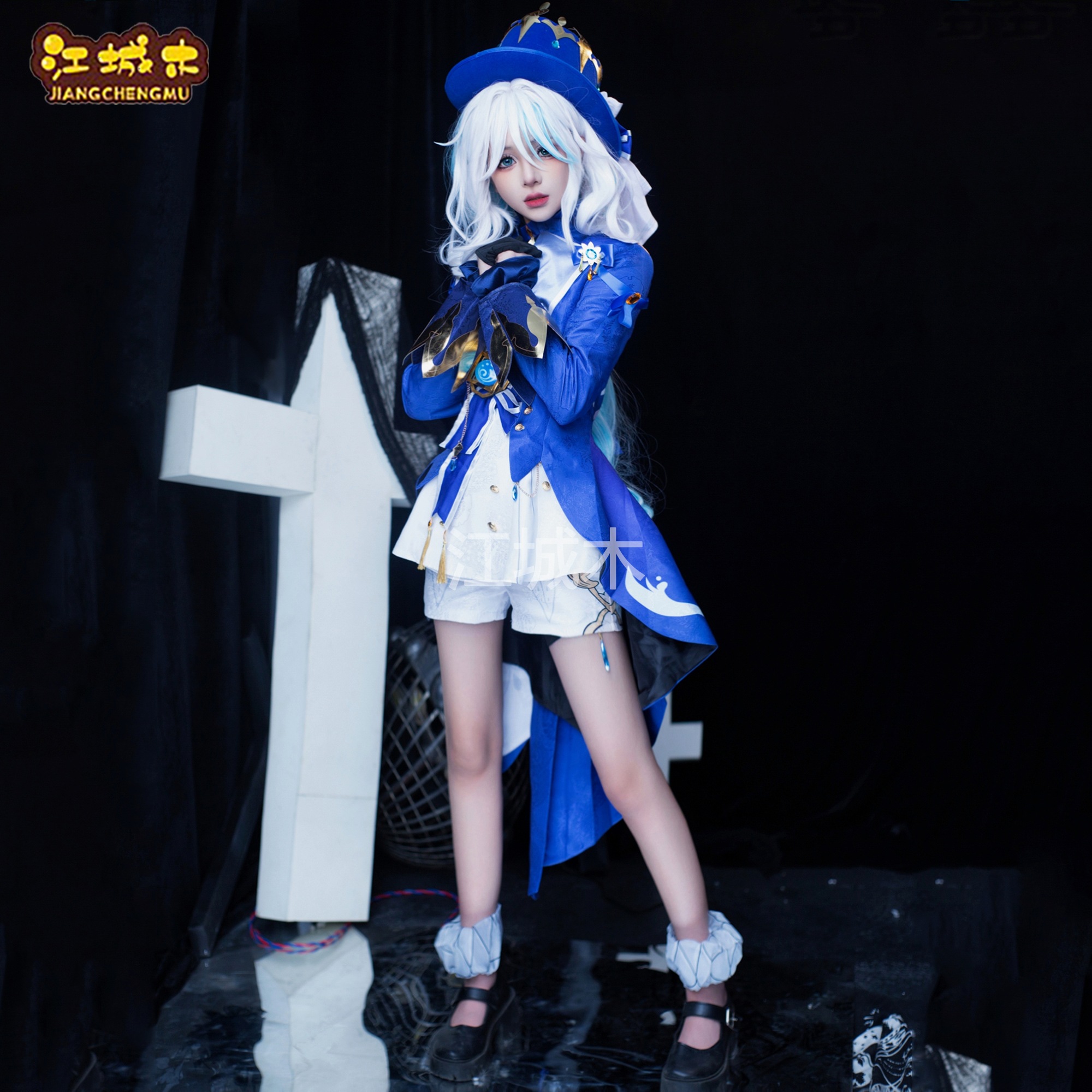 江城木原神芙宁娜cos服枫丹水神芙卡洛斯cosplay游戏动漫C服全套_虎窝淘