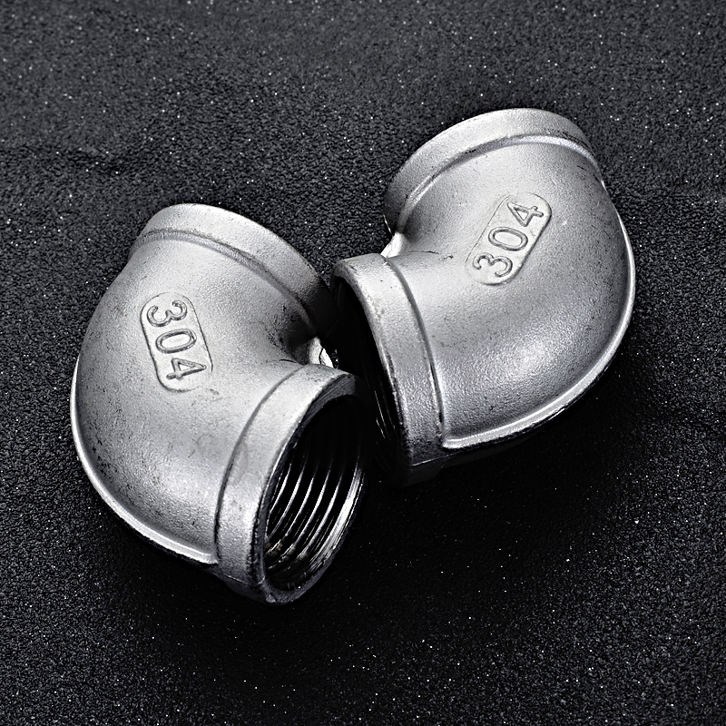 304/316L不锈钢内丝弯头/内牙弯头/90度直角丝扣内螺纹弯头4分6分_虎窝淘