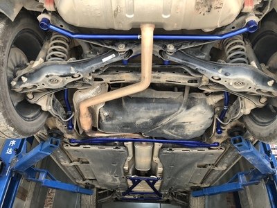 大众途观L顶吧平衡杆拉杆前顶吧稳定杆强化底盘改装件防侧倾加固_虎窝淘