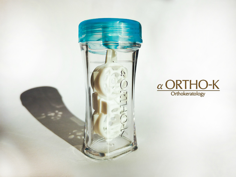 日本阿尔法阿迩发原装阿迩法OK镜RGP硬性角膜接触镜双联盒眼镜盒_虎窝淘