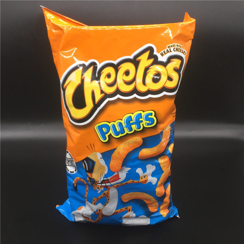 Cheetos Puffs Crunchy美国奇多火辣芝士奶酪玉米酥脆条粟米棒_虎窝淘