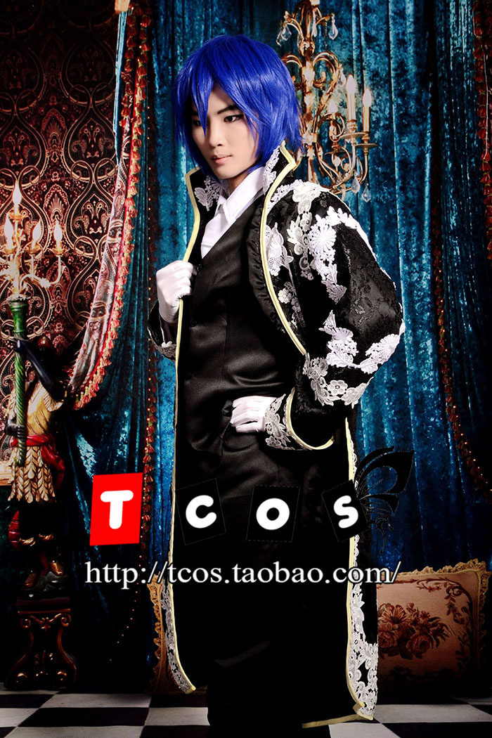 TCOS V家 Vocaloid大哥 Kaito cos服坎特雷拉cosplay服装男_虎窝淘