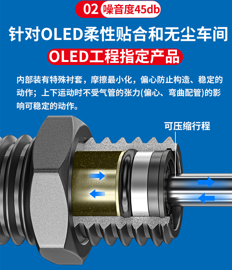 PISCO机械手低摩擦内缩缓冲吸盘金具可回转吸嘴VP-CLF-10-M10/M14_虎窝淘