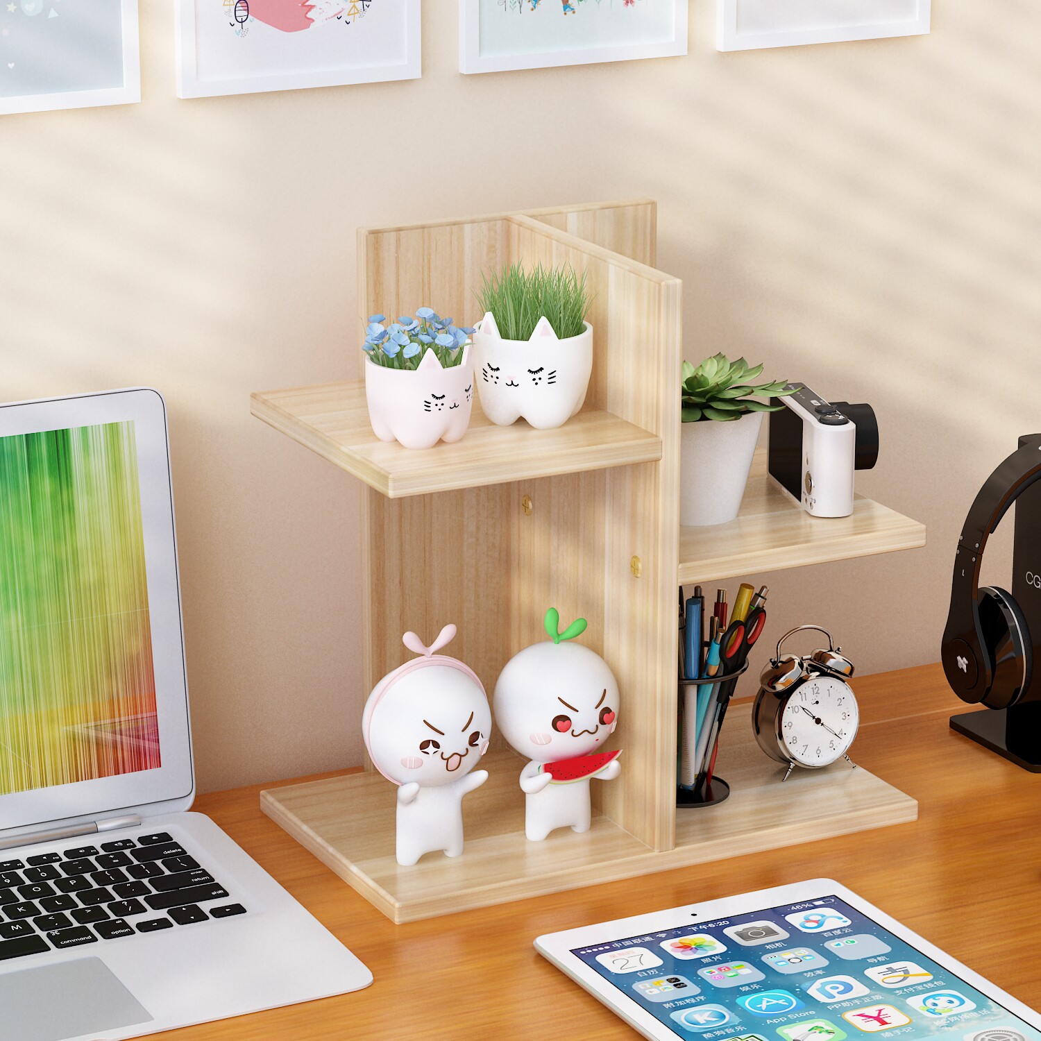 书架 简易桌面置物架桌上书架