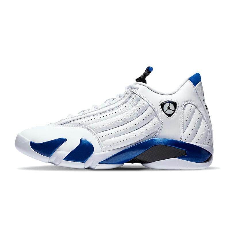 烽火体育 Air Jordan 14 Retro AJ14白蓝海军蓝篮球鞋 487471-104_虎窝淘