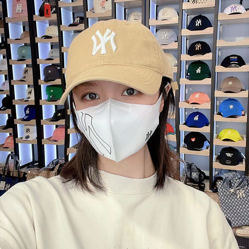 韩国MLB帽子大标棒球帽NY洋基队男女软顶遮阳LA鸭舌帽春新款CP66_虎窝淘