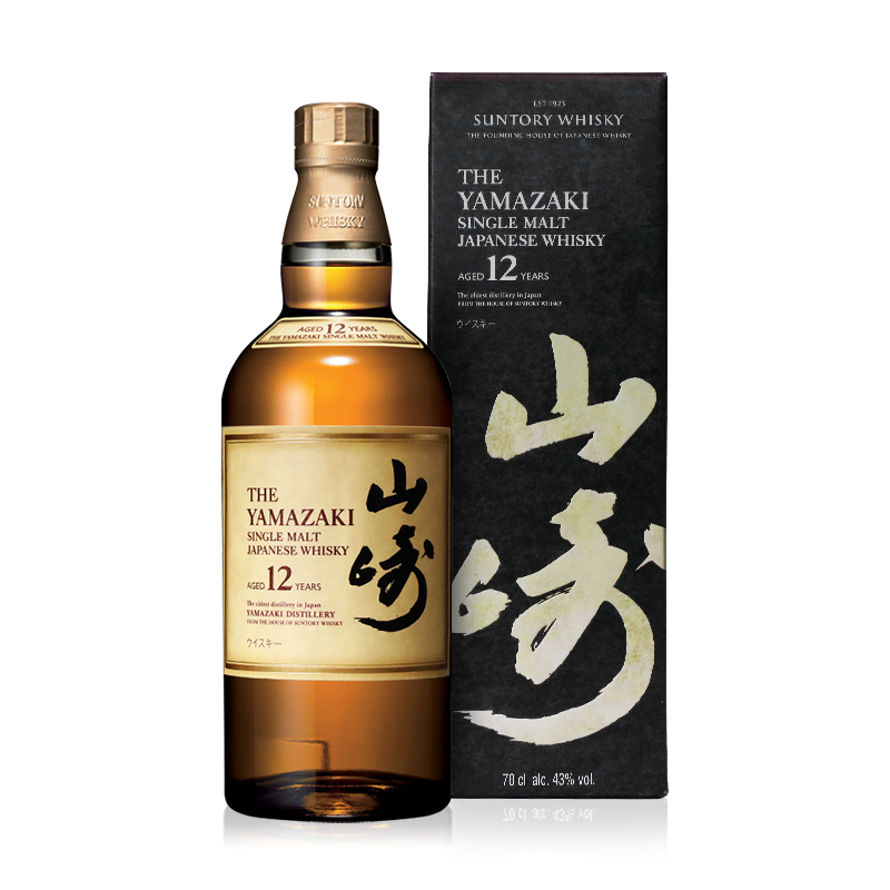 山崎12年YAMAZAKI单一麦芽威士忌700ml日本进口洋酒_虎窝淘