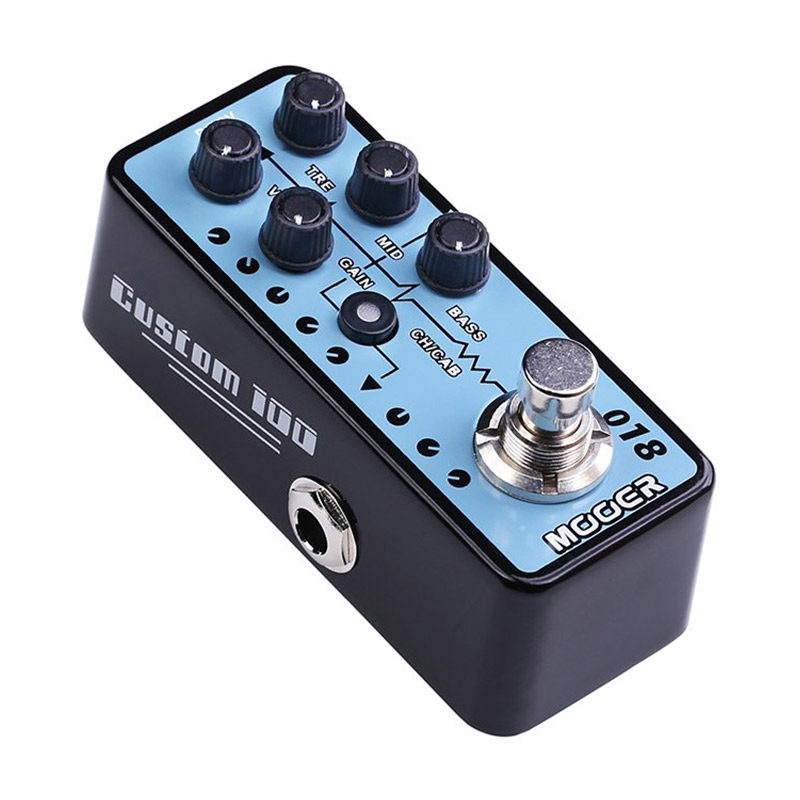 MOOER魔尔M018- CUSTOM 100数字前级箱头模拟效果器吉他单块_虎窝淘
