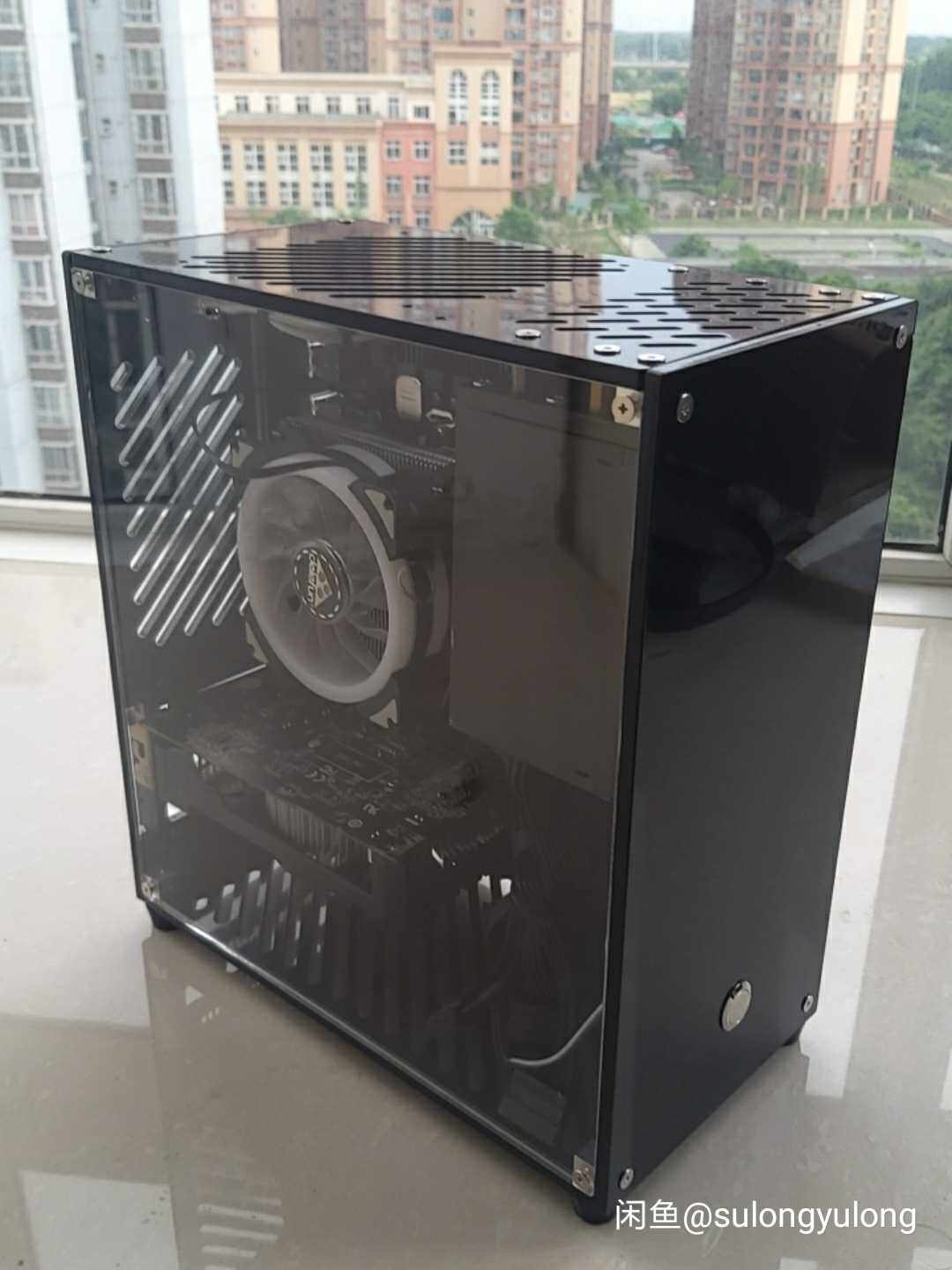cnc定制6mm亚克力机箱直插机箱 itx/17x19/sfx短显卡_虎窝淘