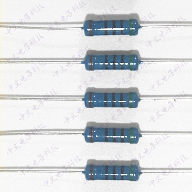 RJ17 MF2W金属膜色环电阻 6.2R 62R 620欧姆 6.2K 62K 620K/100只_虎窝淘