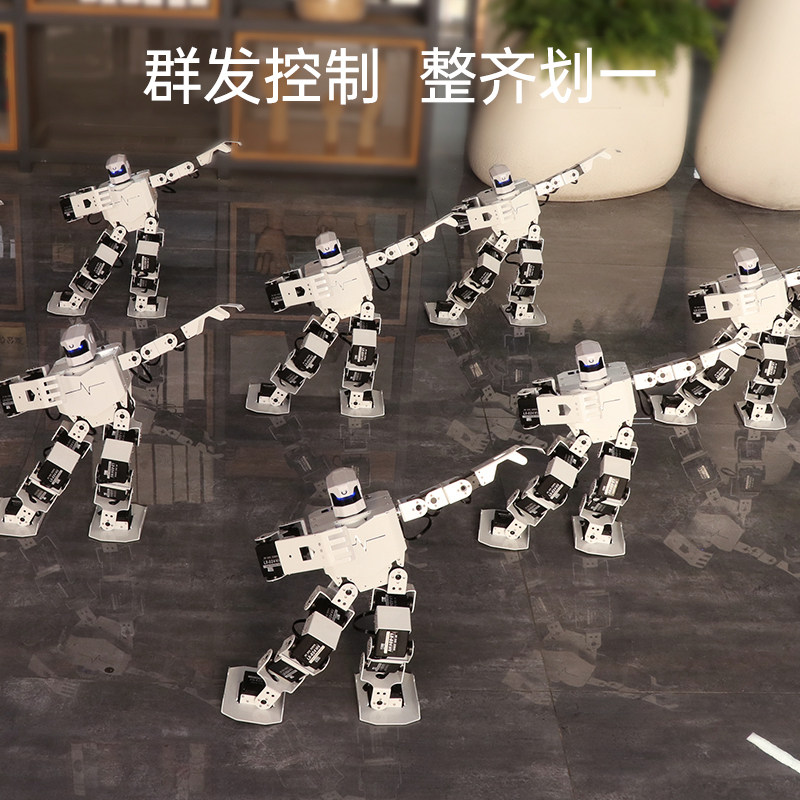智能人形舞蹈机器人唱歌跳舞RoboSoul H5S教育可编程仿生机器人_虎窝淘