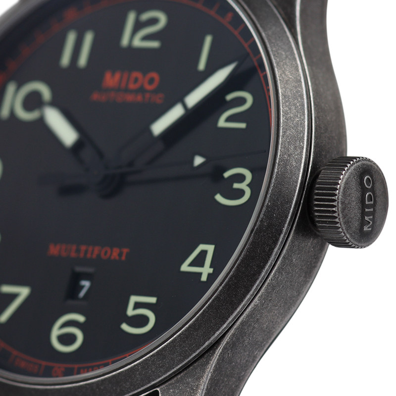 Mido/美度舵手穿越者夜光防水机械皮带男表 M032.607.36.050.09_虎窝淘