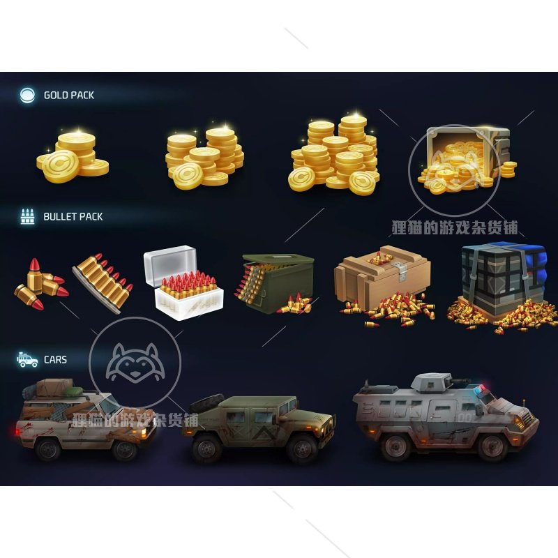 Unity GUI Pro Survival Clean 2.0.2科幻风格游戏UI界面含PSD_虎窝淘