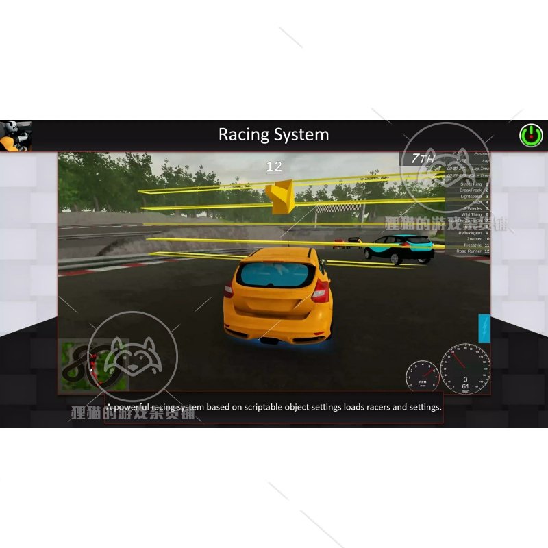 Unity Arcade Racer Racing Game Development Kit 1.8.23赛车_虎窝淘