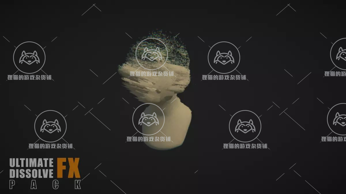 Unity Ultimate Dissolve FX Pack 1.0包更新终极人物溶解特效_虎窝淘