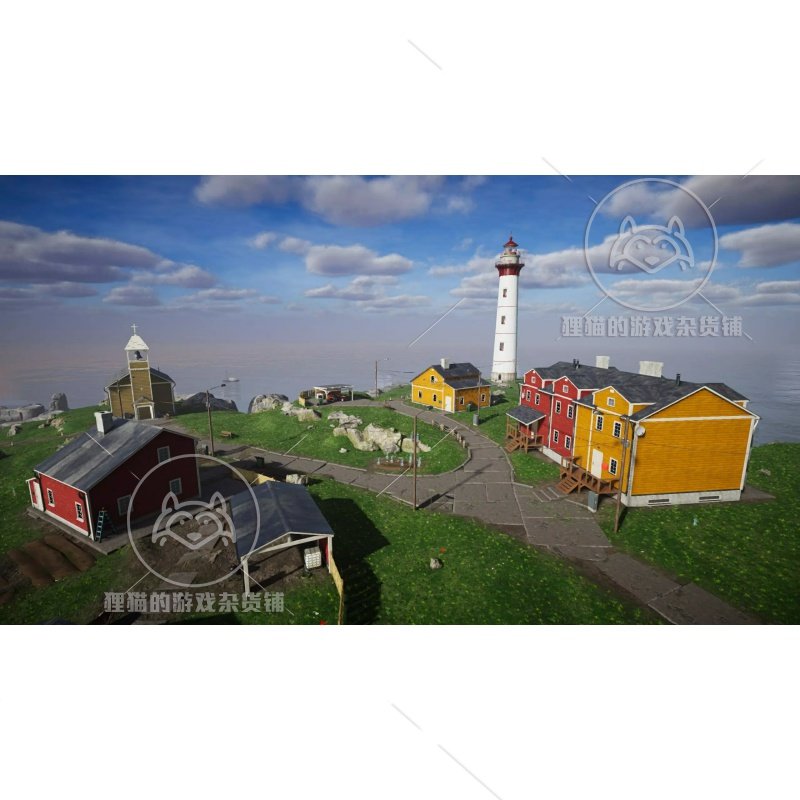 Unity Nordic Island Environment 1.1小岛沙滩 URP HDRP_虎窝淘