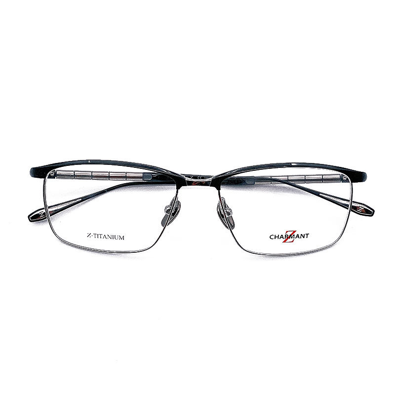 CHARMANT夏蒙超轻Z钛镜框全框商务男士眉毛框近视眼镜架ZT27013_虎窝淘