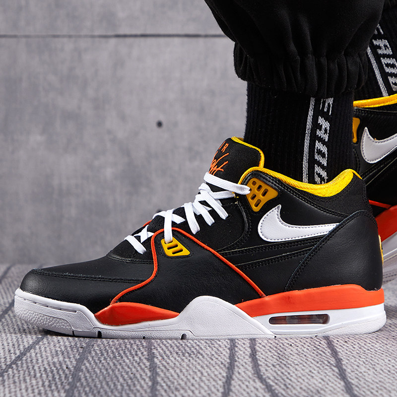 Nike耐克正品男鞋2021夏季新款简版AJ气垫运动鞋高帮休闲鞋板鞋_虎窝淘