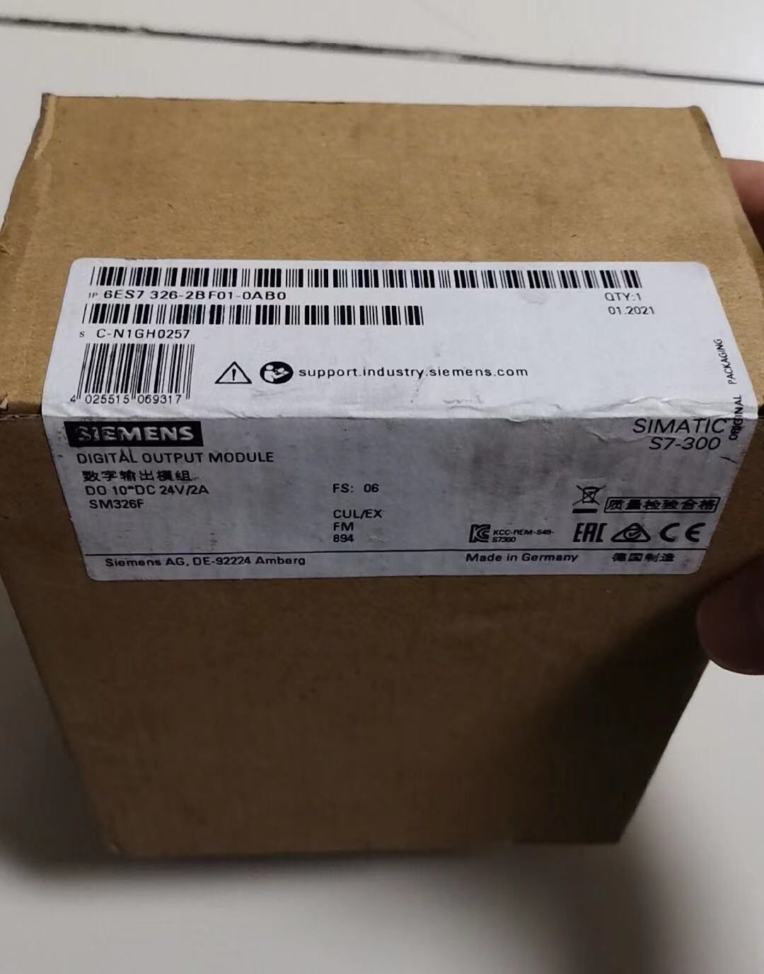 6ES7336-1HE00-0AB0 S7逻辑输入 SM336, 6 AI; 14 BIT; 40针_虎窝淘