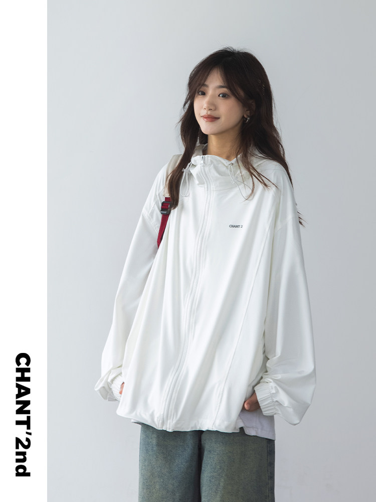 AzLan防晒衣女UPF50+防紫外线宽松2023夏透气防晒服休闲凉感外套_虎窝淘