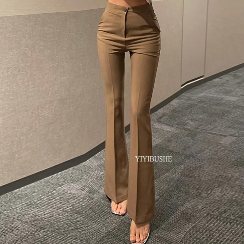 韩国代购正品GN261秒开长腿特效巨显高腰百搭休闲裤