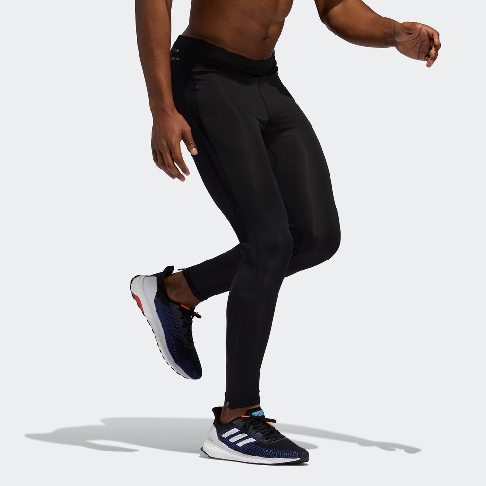 adidas官方outlets阿迪达斯男装速干跑步运动紧身裤ED9288_虎窝淘